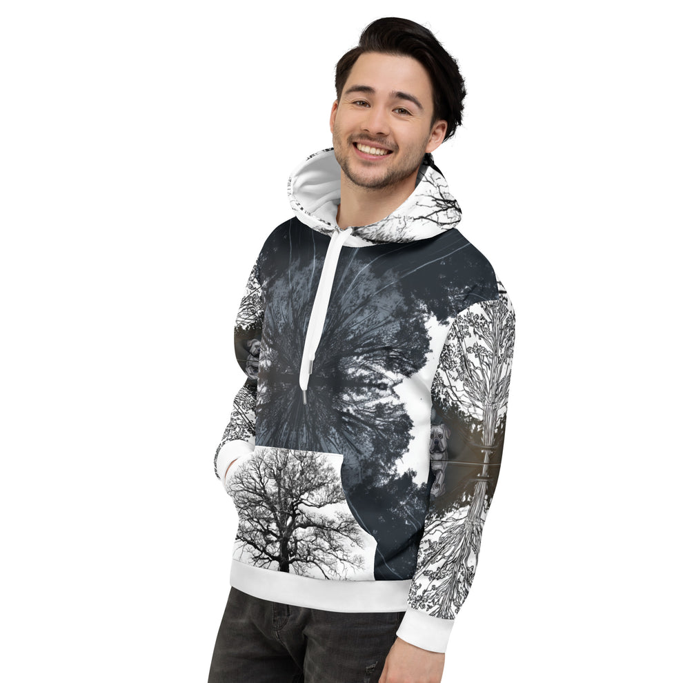 HoundRoot Abstract Lab Recycled Men's Hoodie – HoundRoot Clothing Company